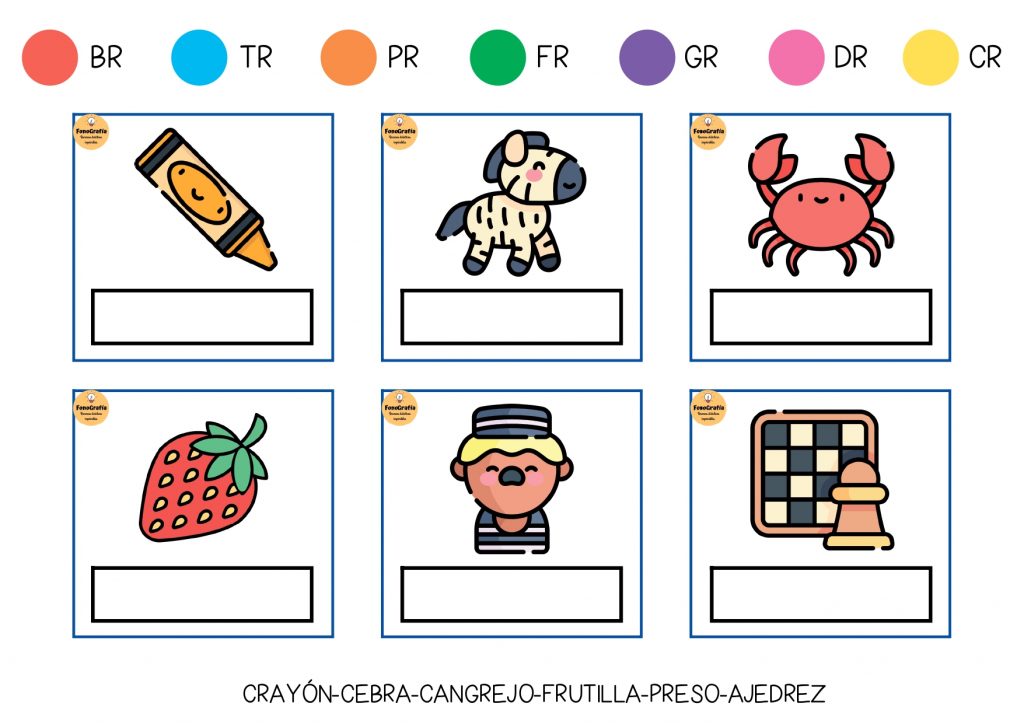 Vamos a colorear sílabas trabadas - Orientacion Andujar