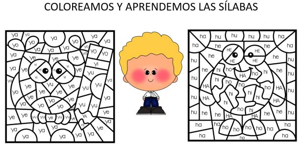 Colorea y aprende las silabas de forma divertida COLREAMOS SEGÚN ...