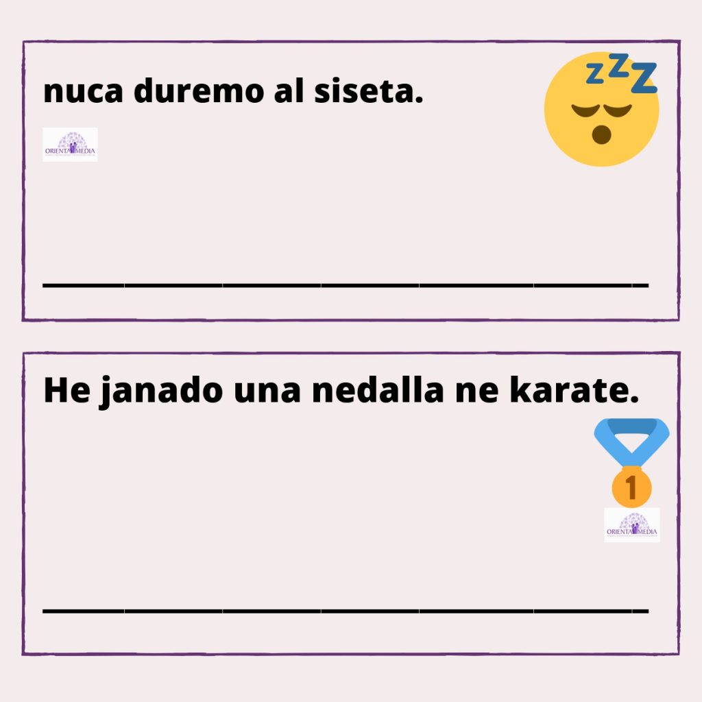 Encuentra los errores ortográficos y de escritura en las siguientes ...