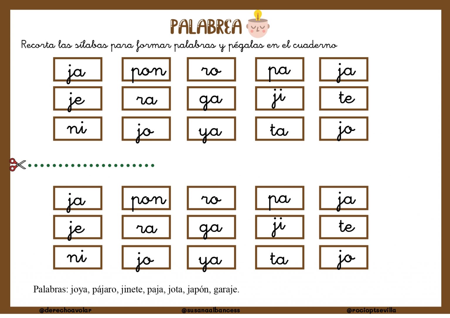 Método lectoescritura el mundo de las letras letra J-j (13 letras ...