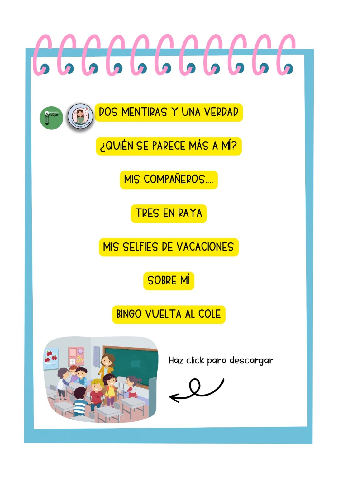 Colección de dinámicas primeros días de clase renovadas y rediseñadas vol. 1 curso 2023-2024 ...