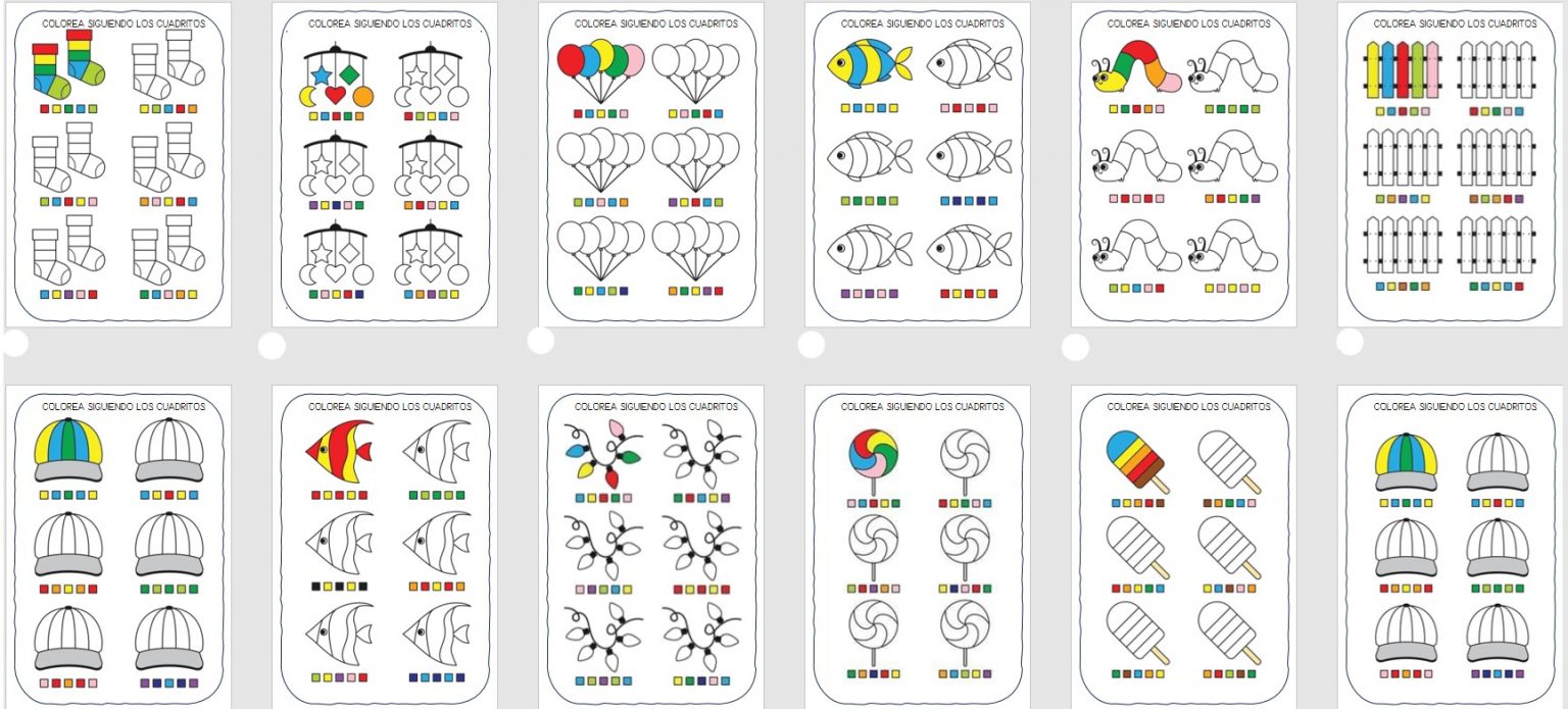 TRABAJAMOS LA ATENCIÓN COLOREA SIGUIENDO INSTRUCCIONES SEGUN LOS ...