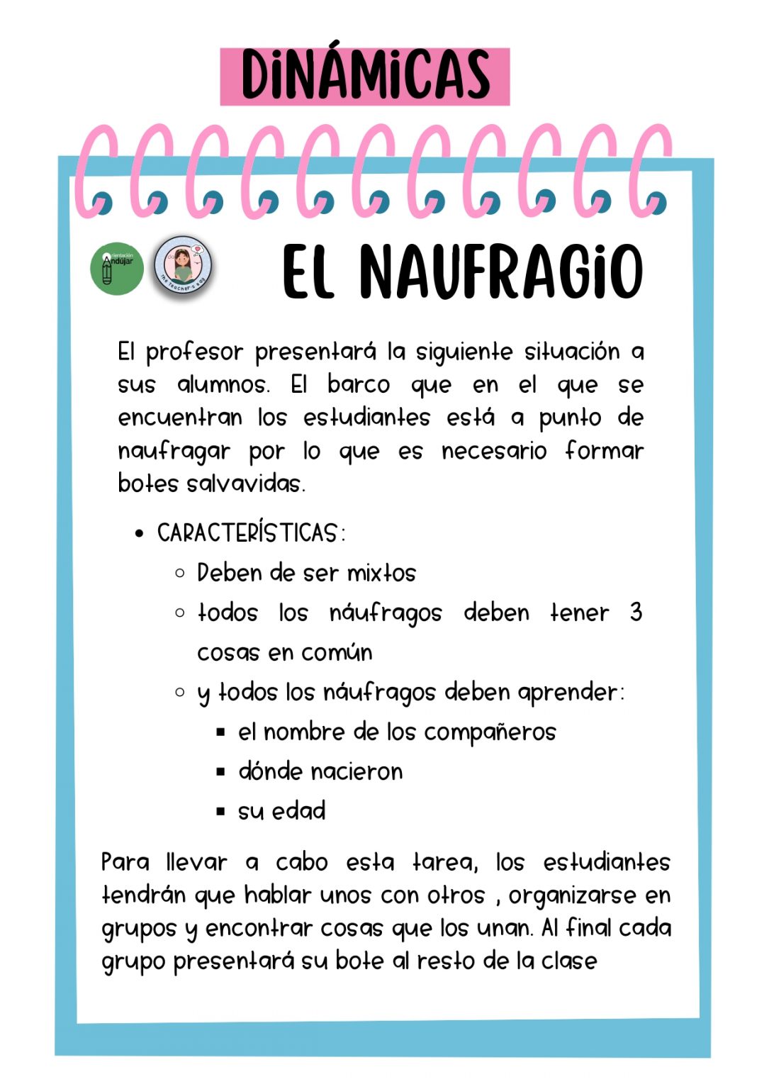 Nueva Colección de dinámicas primeros días de clase renovadas y rediseñadas curso 2023-2024 ...