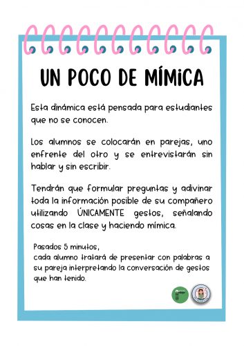 Nueva Colección de dinámicas primeros días de clase renovadas y rediseñadas curso 2023-2024 ...