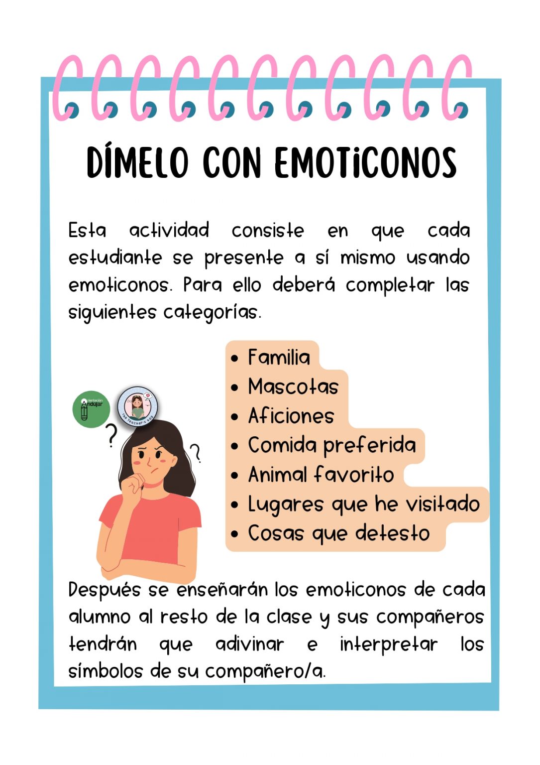 Nueva Colección de dinámicas primeros días de clase renovadas y rediseñadas curso 2023-2024 ...