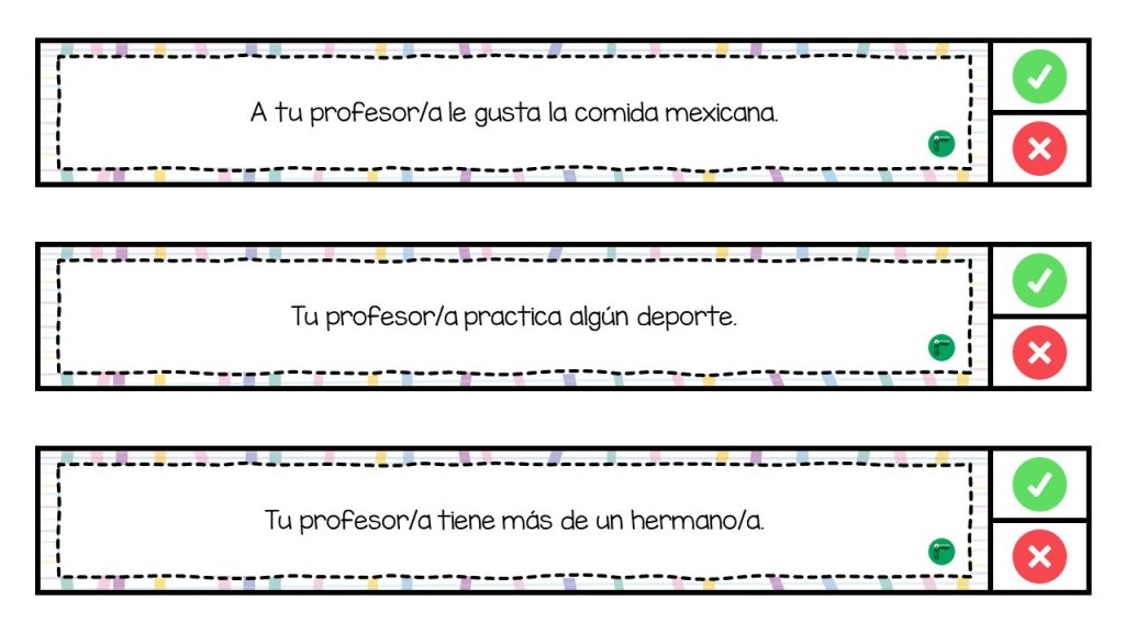 Divertida dinámica para los primeros días de clase: ¿Conoces a tu ...