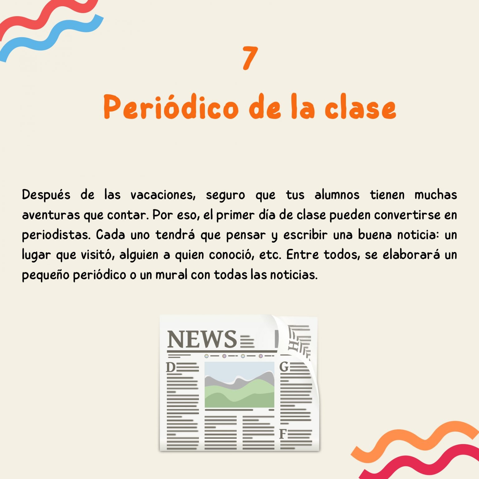 10 actividades para empezar el curso con buen pie -Orientacion Andujar