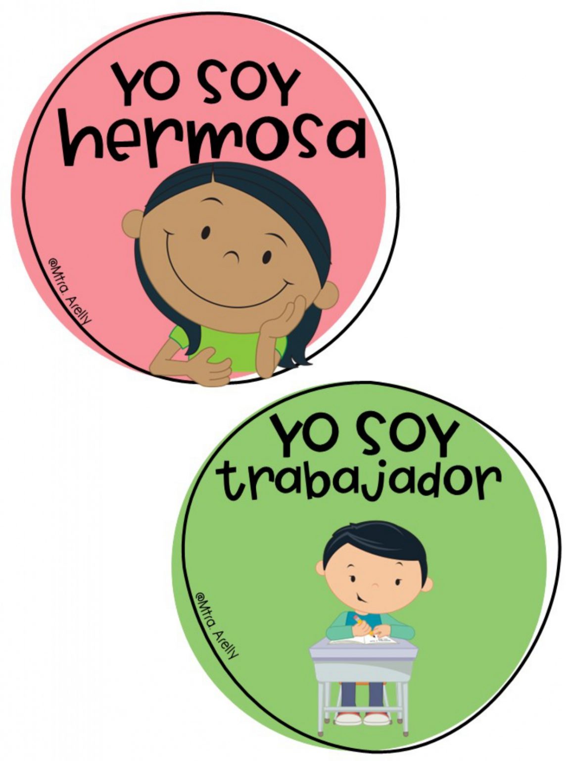 CARTELES MOTIVACIONES YO SOY YO ESTOY PARA INFANTIL - Orientacion Andujar