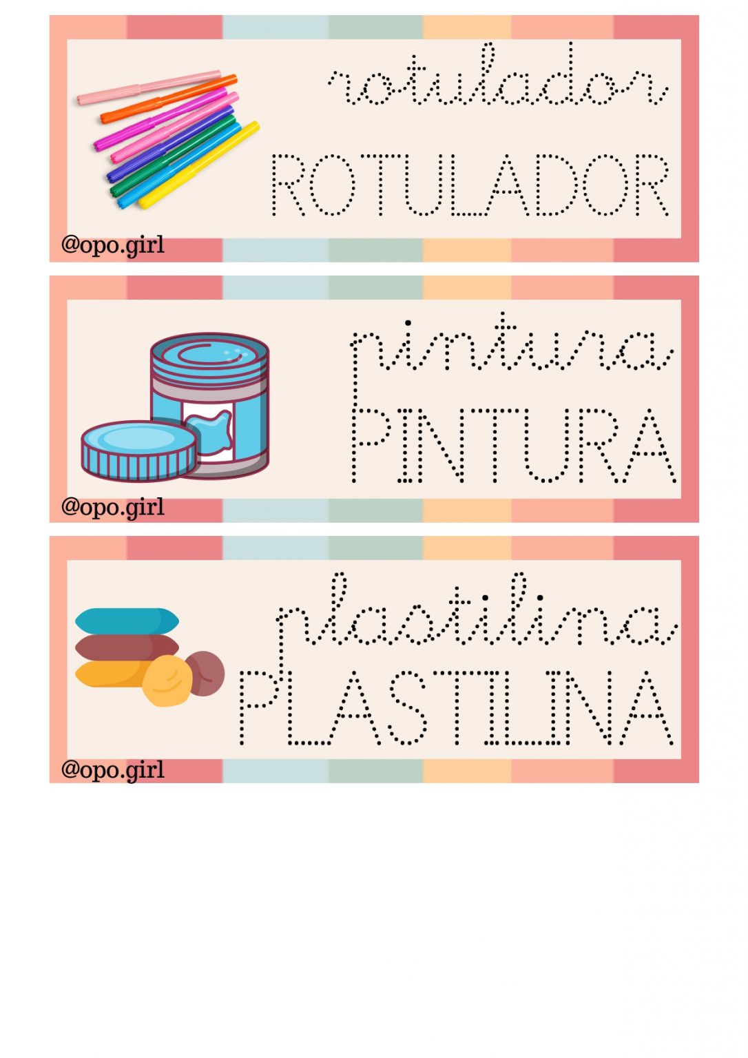 Vocabulario de colegio: Repasa, lee y une - Orientacion Andujar