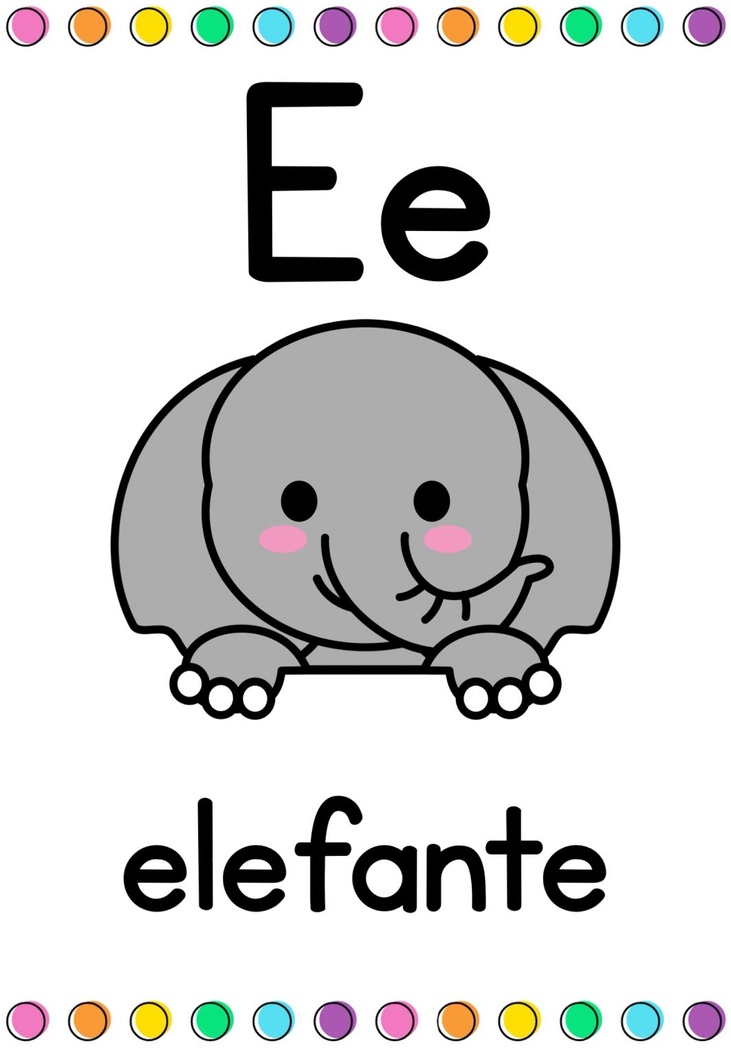 BONITAS TARJETAS a4 DEL ABECEDARIO PARA TRABAJAR LA LECTOESCRITURA ...