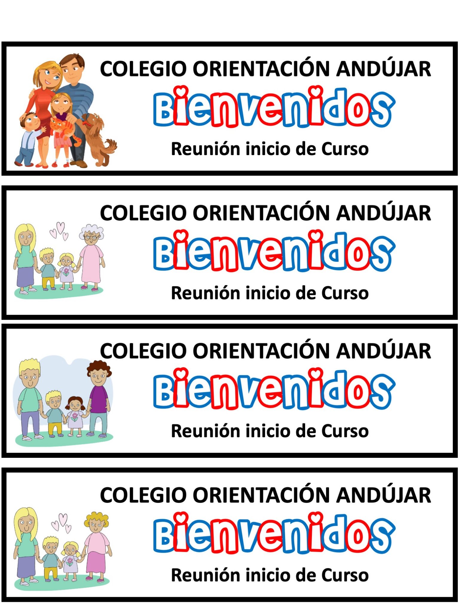 Folletos para primera reunión de padres y madres entrevistas para el ...