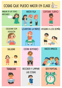 Carteles con pictogramas para tu aula de apoyo: Cosas que se pueden y ...
