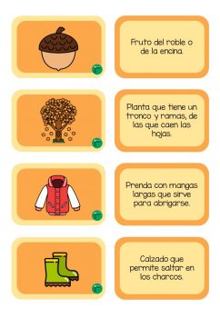 Actividad manipulativa para aprender definiciones del vocabulario de ...