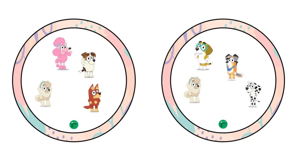 Divertido dobble de Bluey para jugar los primeros días de clase ...