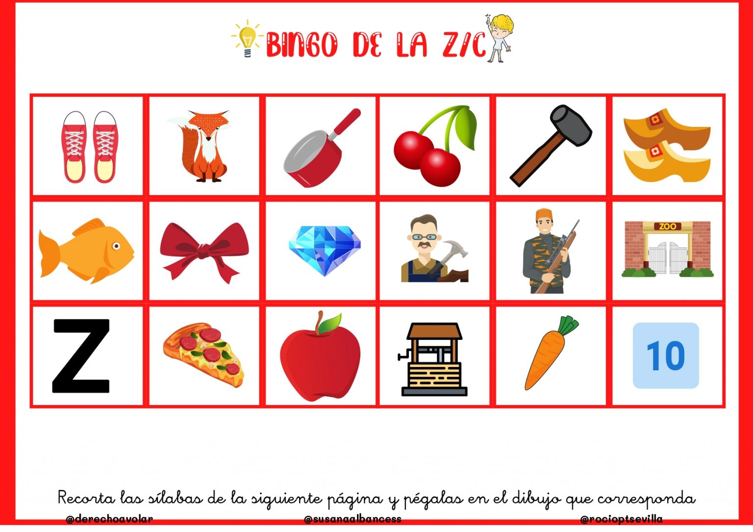 Método lectoescritura el mundo de las letras letra Zz (15 letras ...