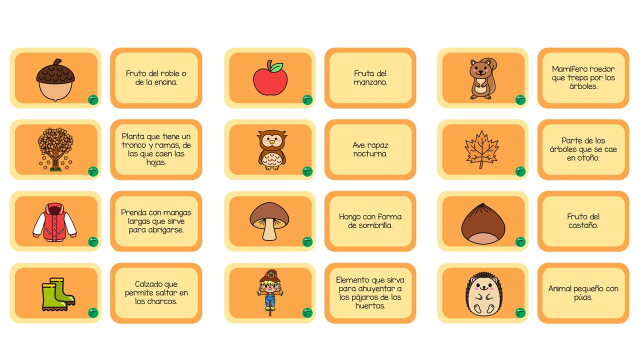 Actividad manipulativa para aprender definiciones del vocabulario de ...