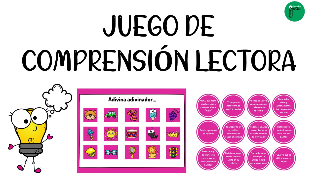 Juego de definiciones sencillas para trabajar la comprensión lectora ...