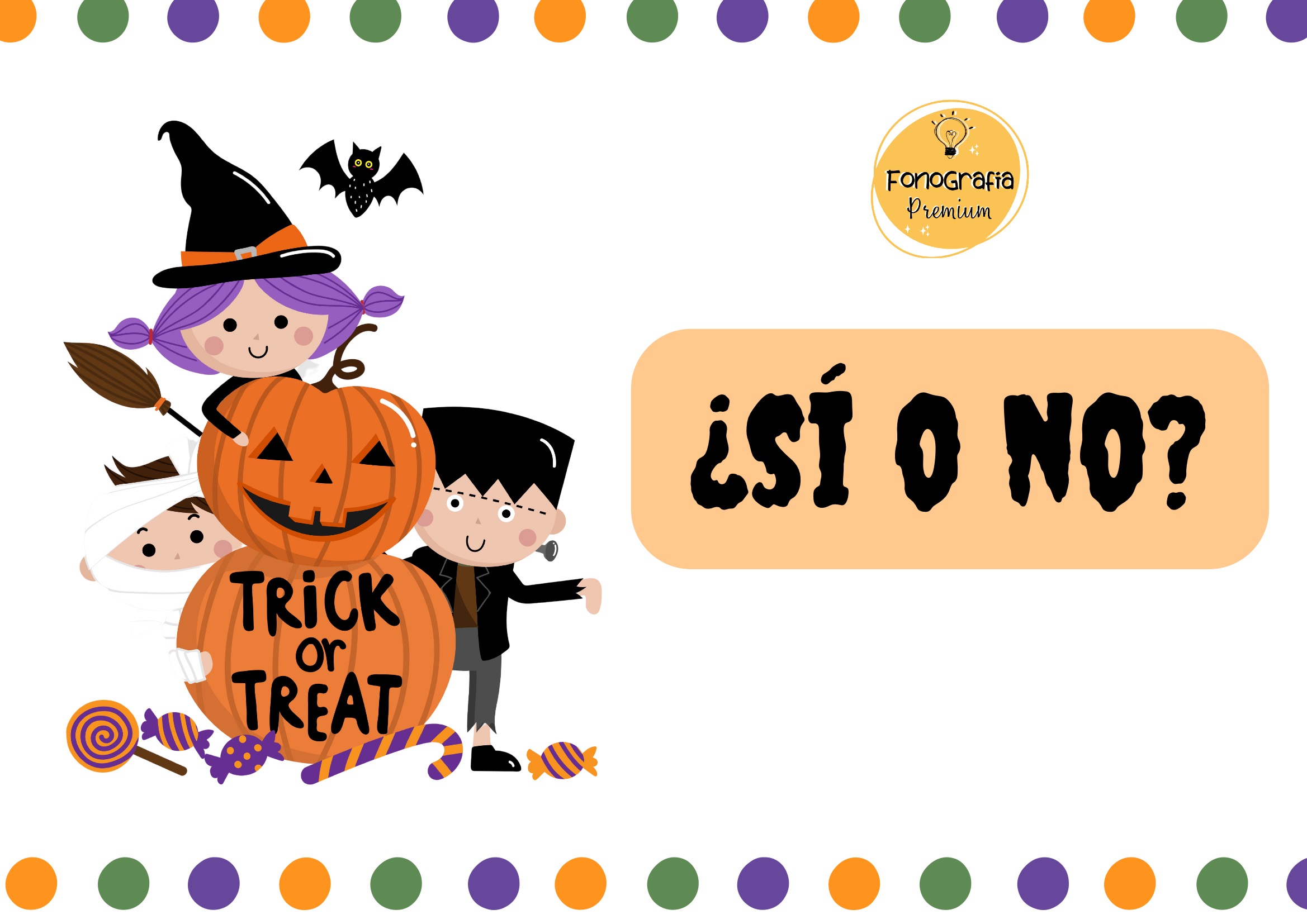 COMPRENSIÓN LECTORA A PARTIR DE IMÁGENES ESPECIAL HALLOWEEN ¿Sí o no ...