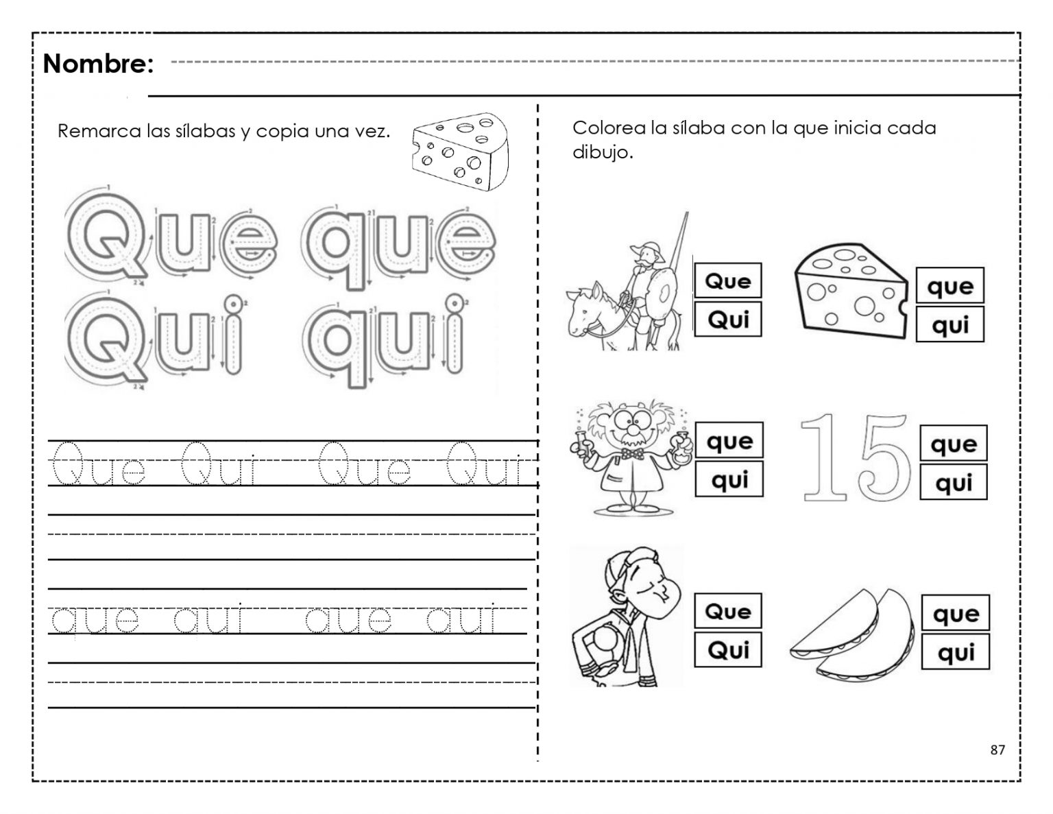 Completo cuadernillo de lectoescritura -Orientacion Andujar