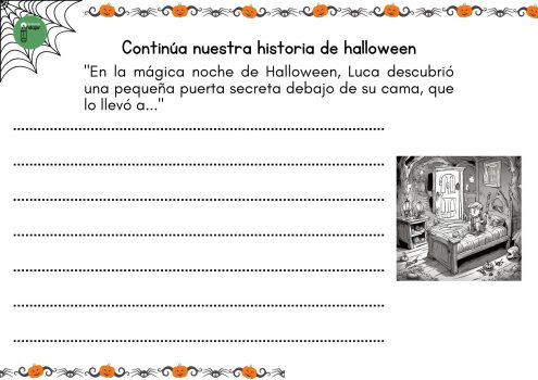 Escritura creativa especial halloween CONTINÚA LA HISTORIA -Orientacion ...