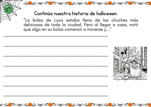 Escritura creativa especial halloween CONTINÚA LA HISTORIA -Orientacion ...
