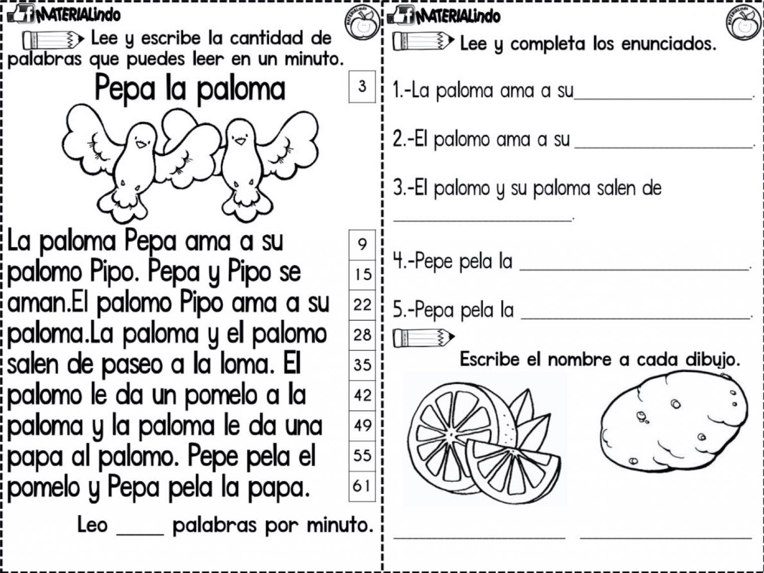 Cuadernito de lesctoescritura leo y escribo bien bonito -Orientacion ...