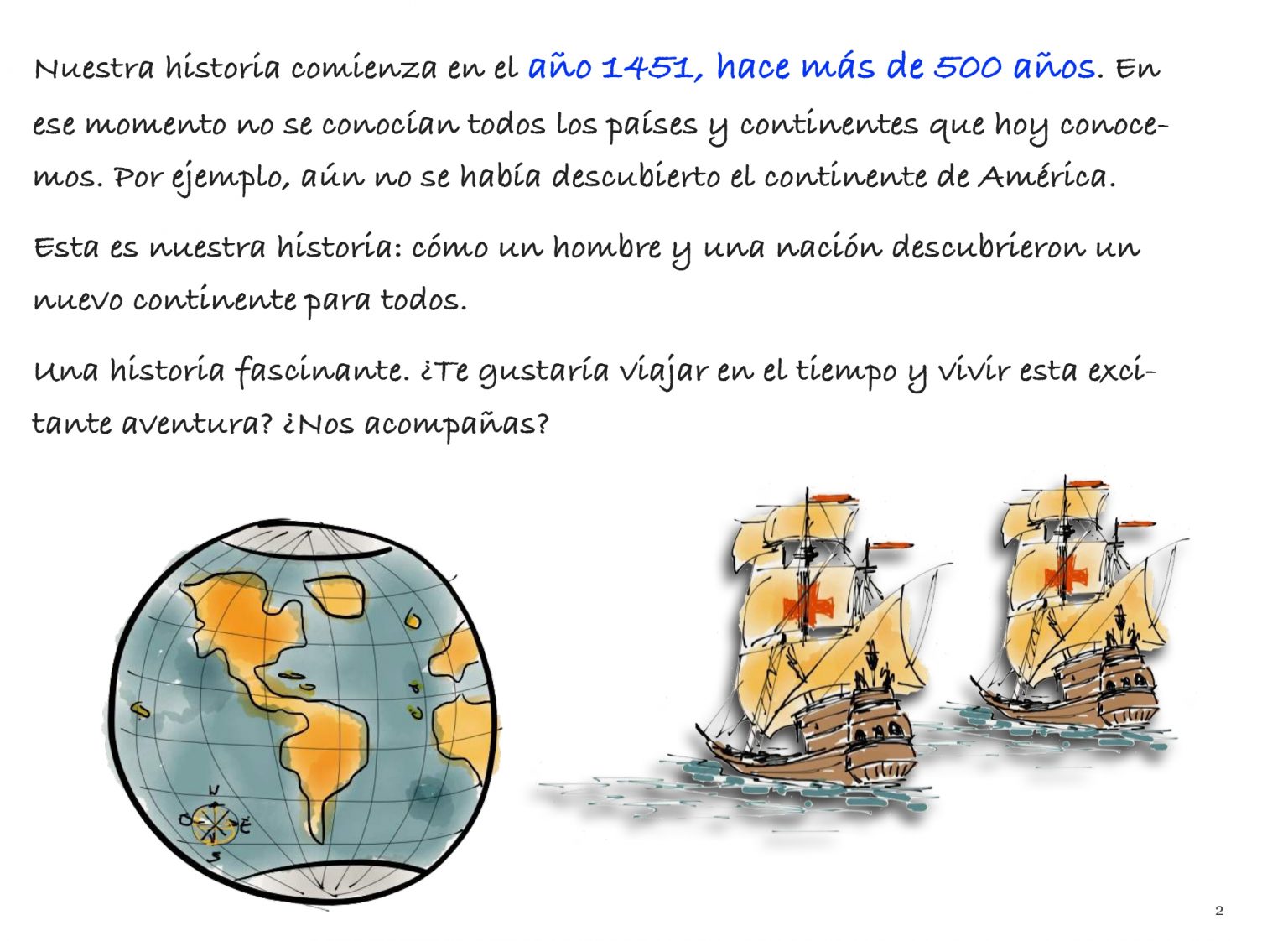 El descubrimiento de América para niños cuento para niños -Orientacion ...