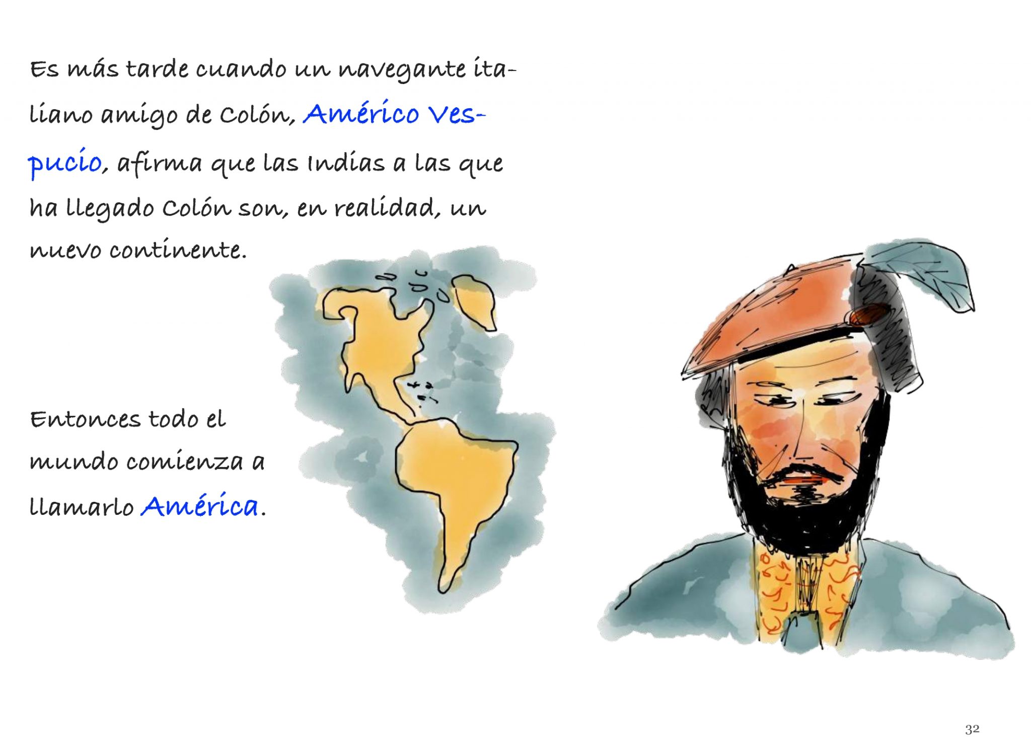 El descubrimiento de América para niños cuento para niños. lectura ...