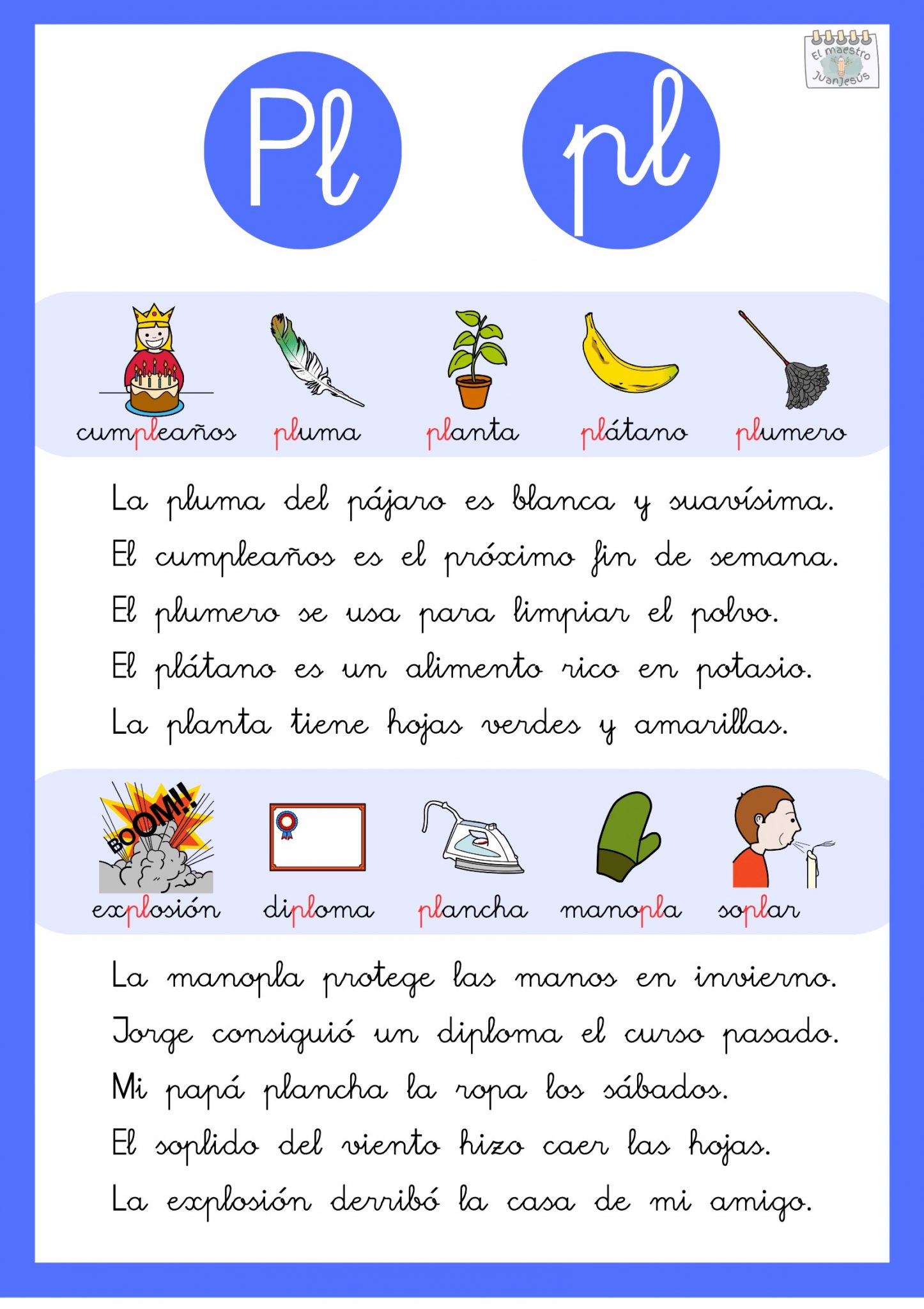 Estupendo cuaderno de lectoescritura de trabadas -Orientacion Andujar