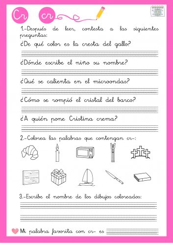 Estupendo cuaderno de lectoescritura de trabadas -Orientacion Andujar