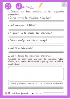 Estupendo cuaderno de lectoescritura de trabadas -Orientacion Andujar