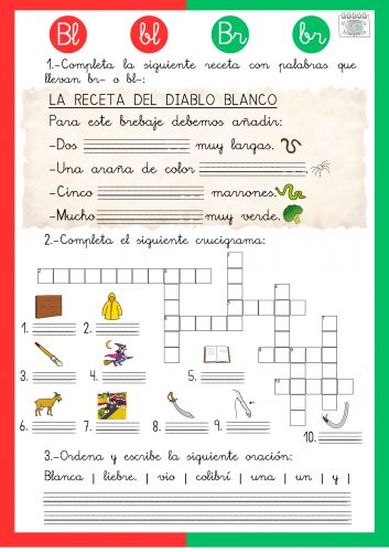 Estupendo cuaderno de lectoescritura de trabadas -Orientacion Andujar