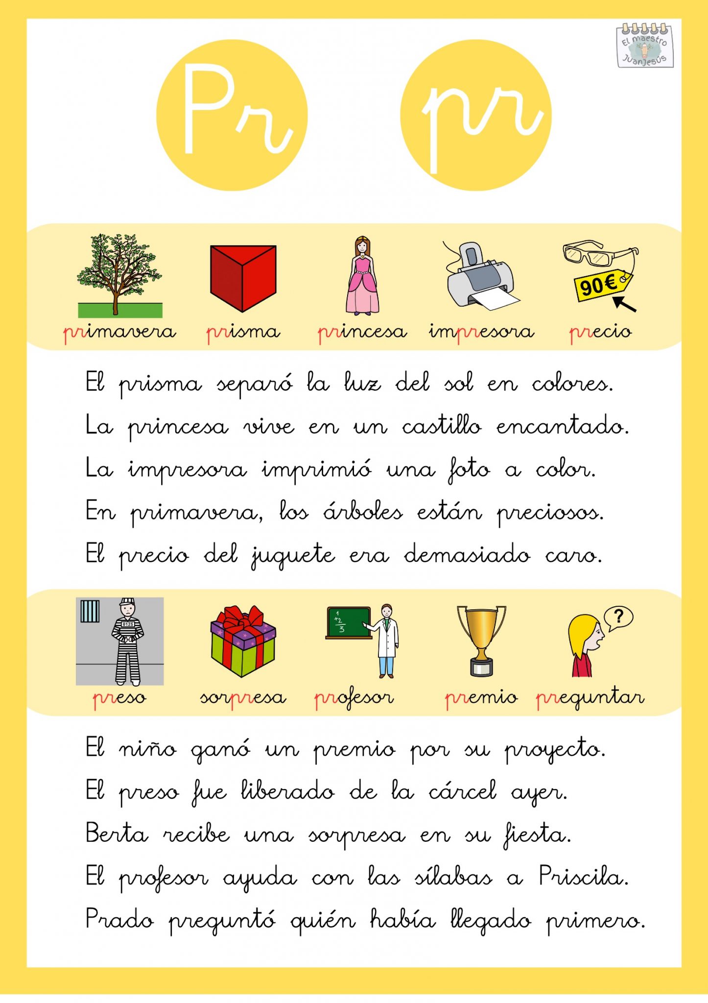 Estupendo cuaderno de lectoescritura de trabadas -Orientacion Andujar