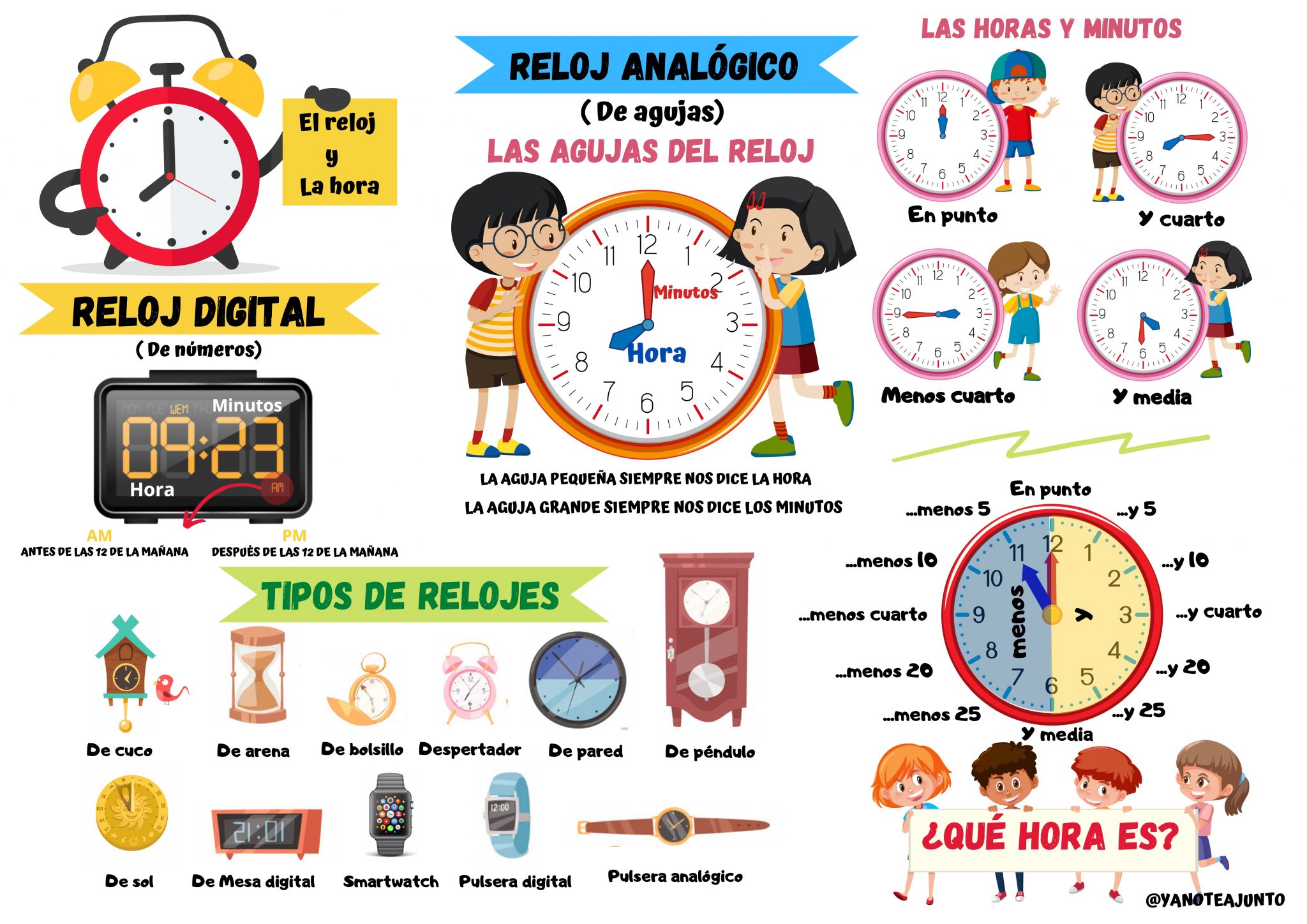 Fantástico cuaderno para trabajar las horas en primaria -Orientacion ...