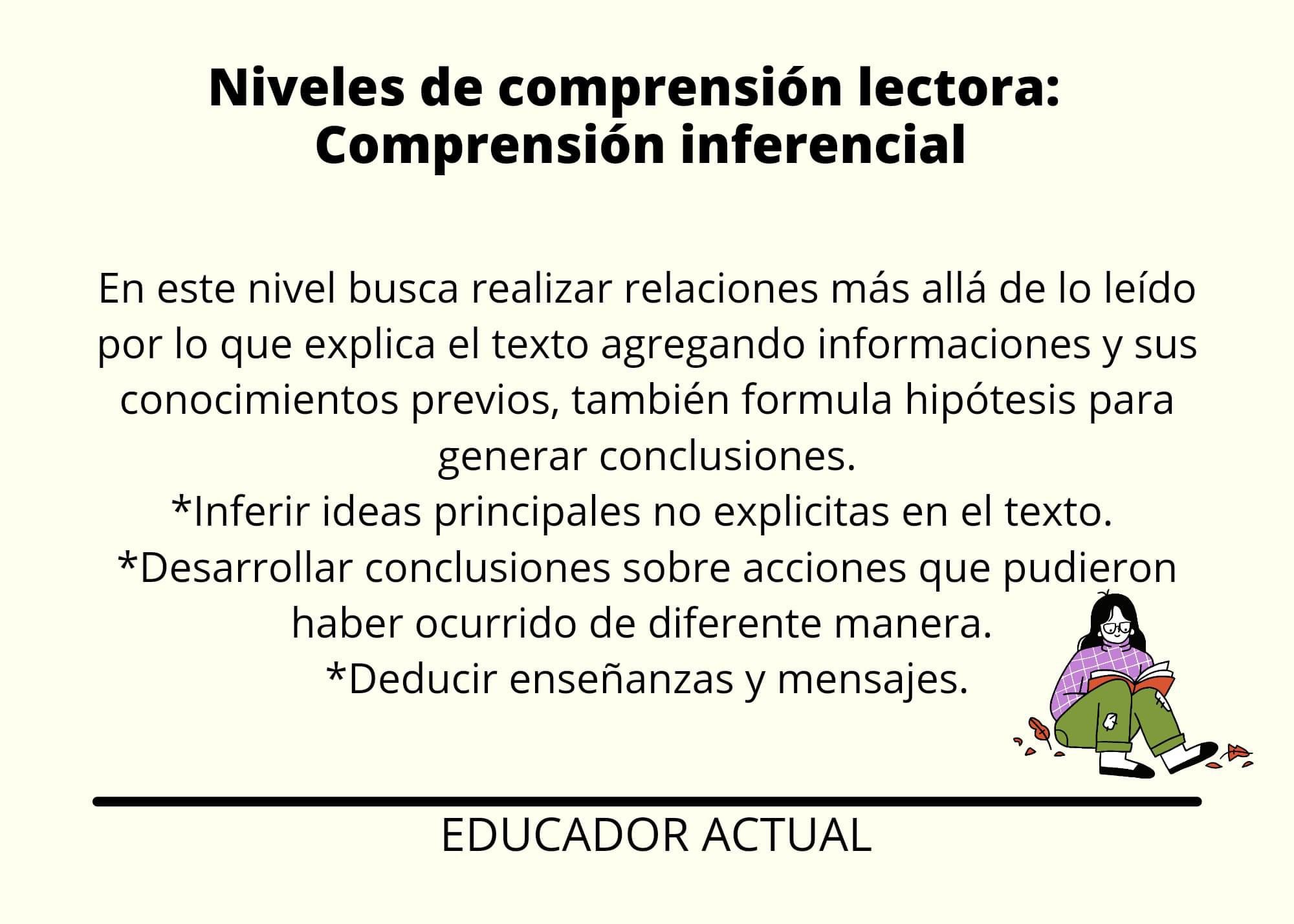 Los niveles de comprensión lectora ¿Cuáles son? -Orientacion Andujar
