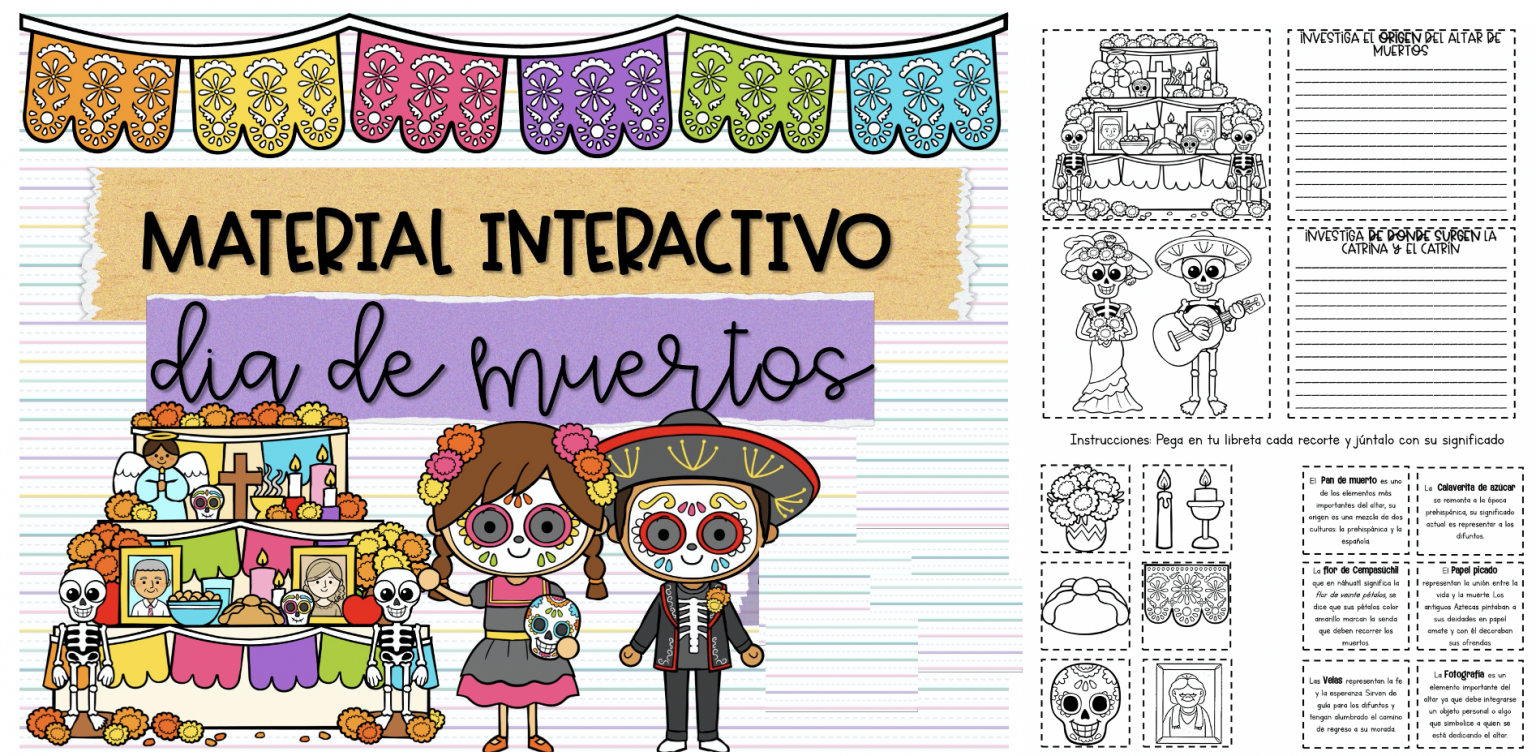 MATERIAL interactivo DIA DE MUERTOS 2023 -Orientacion Andujar