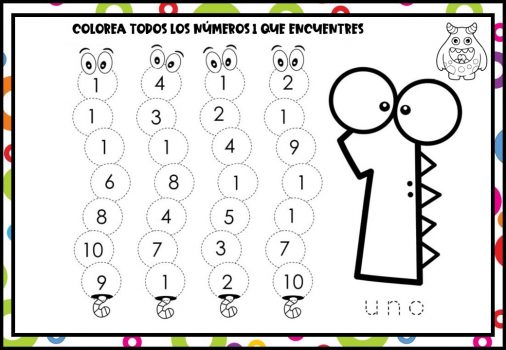 Trabajamos la atención números monstruosos especial Halloween ...