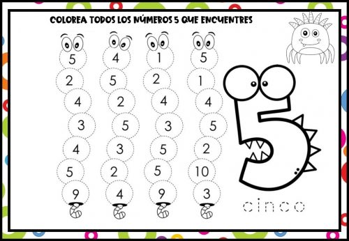 Trabajamos la atención números monstruosos especial Halloween ...