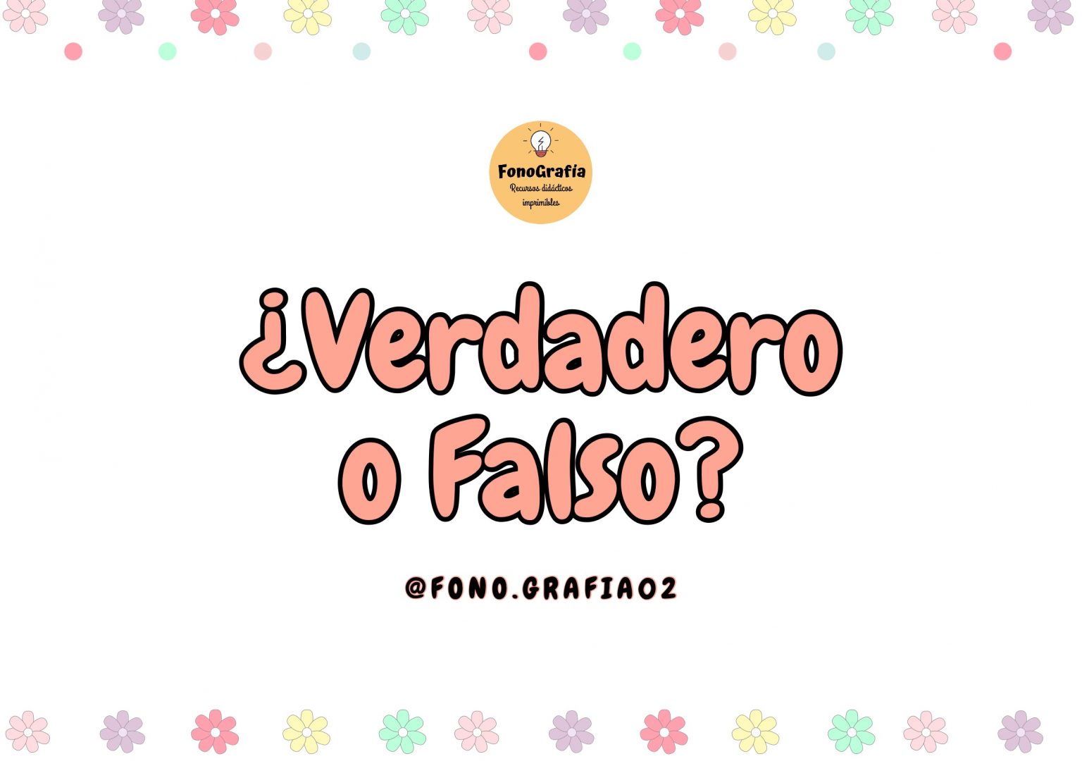 Verdadero falso, trabajamos la comprensión lectora -Orientacion Andujar