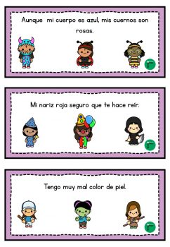 Comprensión lectora con dibujitos de Halloween -Orientacion Andujar