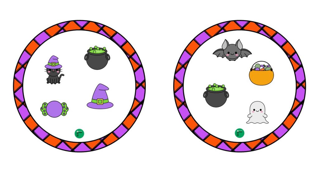 Divertido dobble de Halloween -Orientacion Andujar