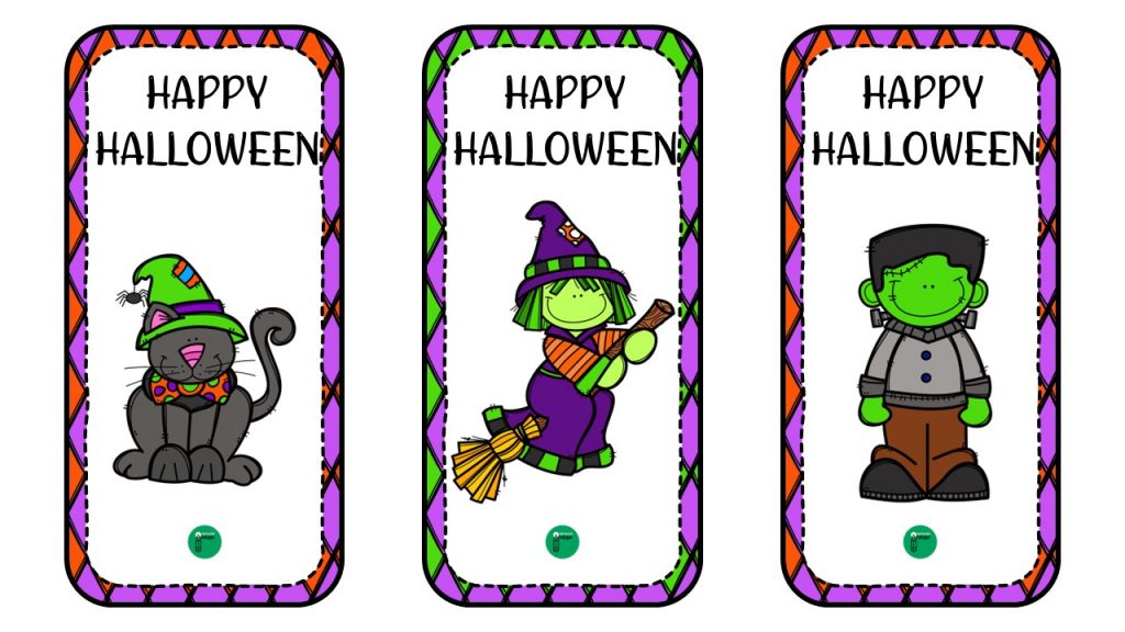 Divertidos marcapáginas de Halloween para regalar a tus alumnos ...