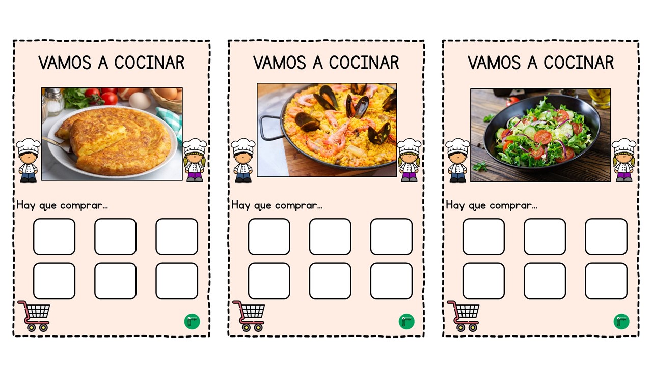 Divertida actividad manipulativa: Vamos a cocinar -Orientacion Andujar