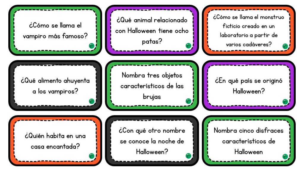 Super Quiz de Halloween: Tablero + preguntas -Orientacion Andujar