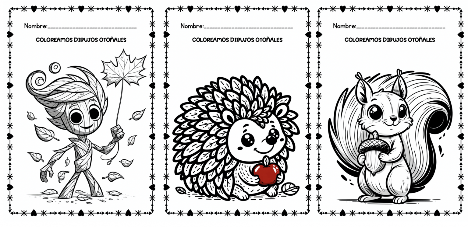 Comprensión de lecturas cortas temática otoñal