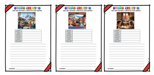 Comprensión de lecturas cortas temática otoñal