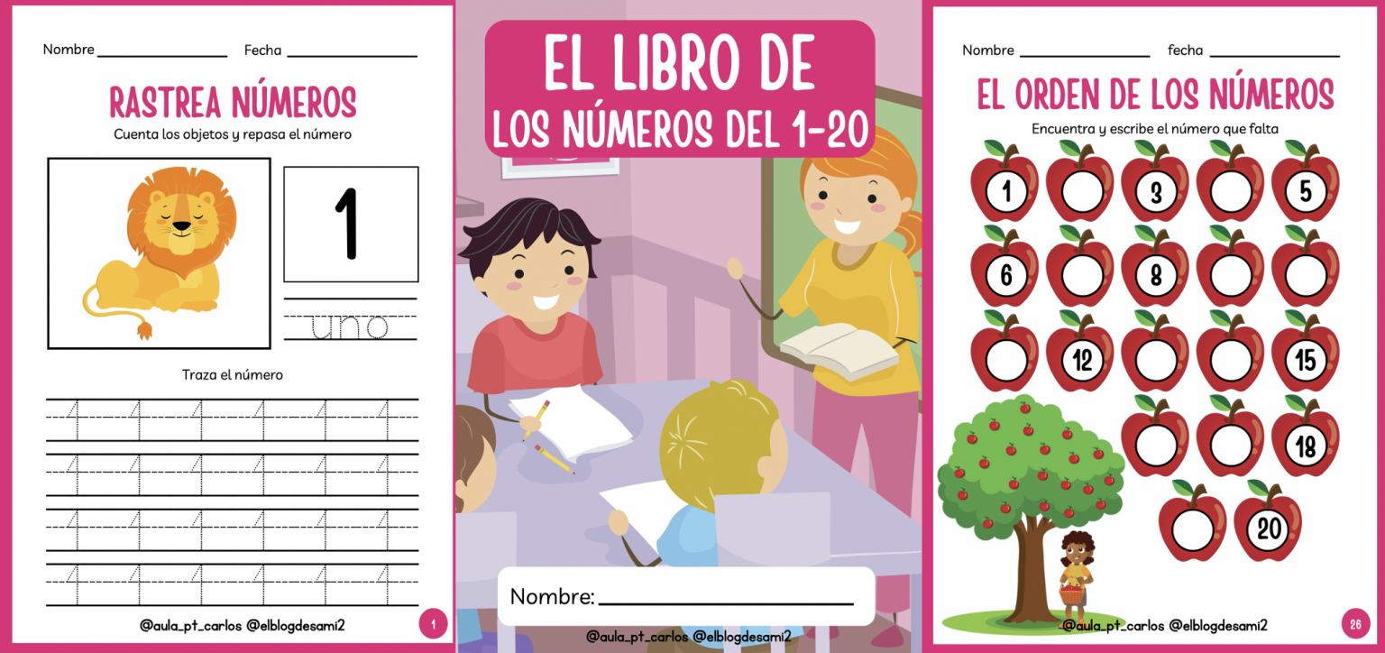 El libro del los números del 1 al 20 50 páginas muy divertidas ...