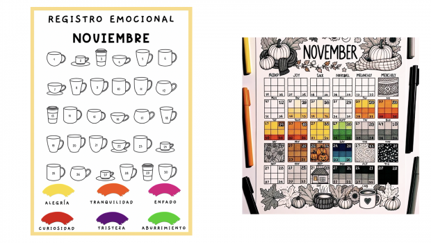 MOOD TRACKER registro emociones mes de noviembre 2023 - Orientación ... MOOD TRACKER registro emociones mes de noviembre 2023 - Orientación ...