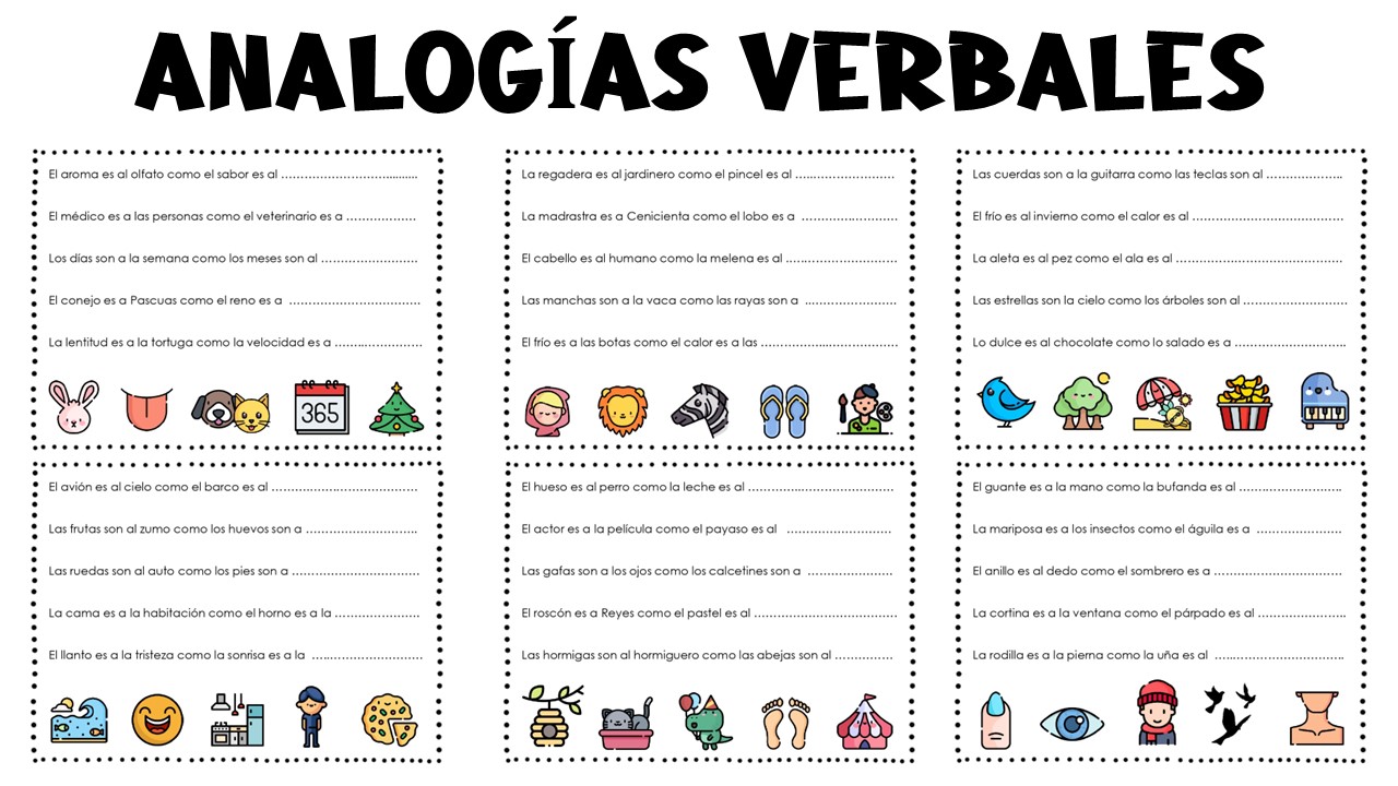Razonamiento Verbal Analogias Verbales Para Ninos 3 Grado Pri – NBKomputer Razonamiento Verbal Analogias Verbales Para Ninos 3 Grado Pri – NBKomputer
