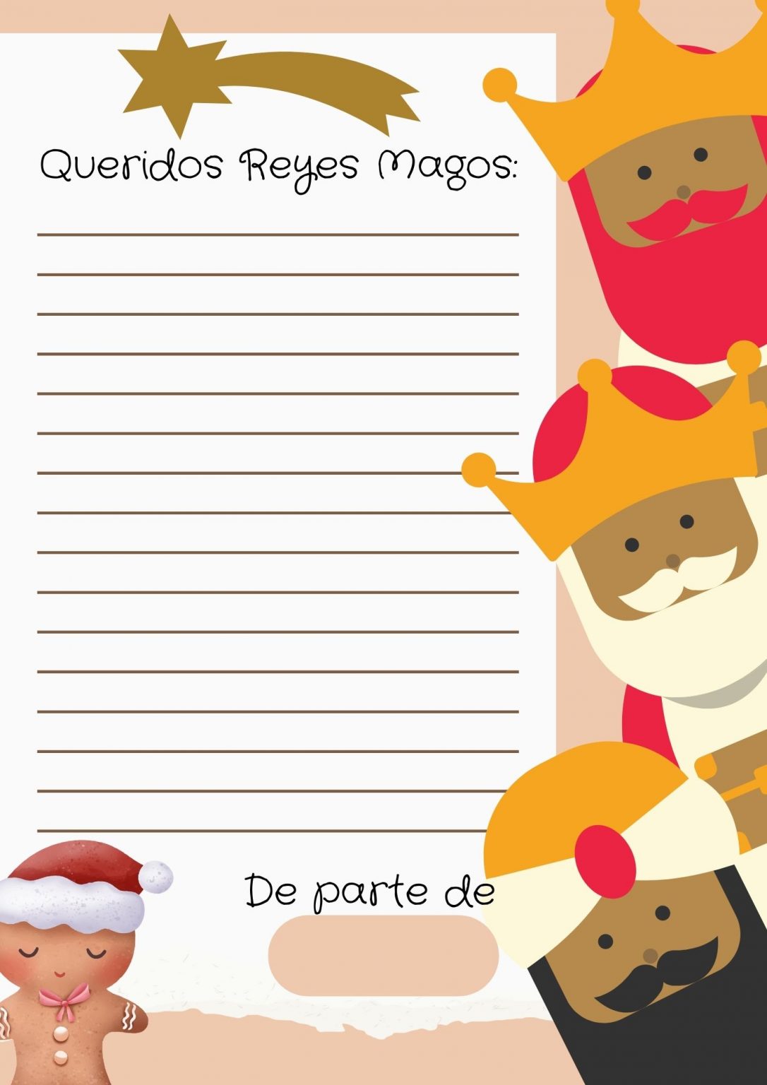 Preciosas y originales cartas para los Reyes Magos diseñadas por ...